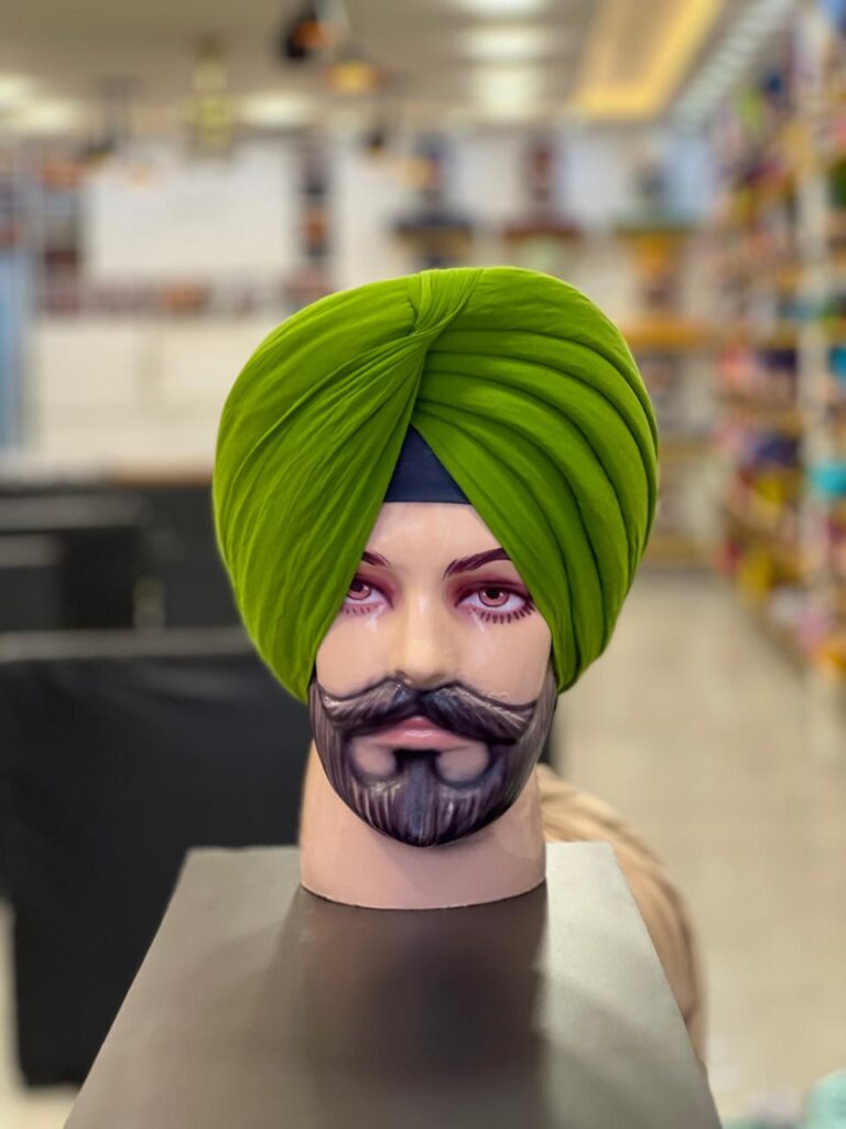 Parrot Color Turban Rubia Cloth – The punjabi store